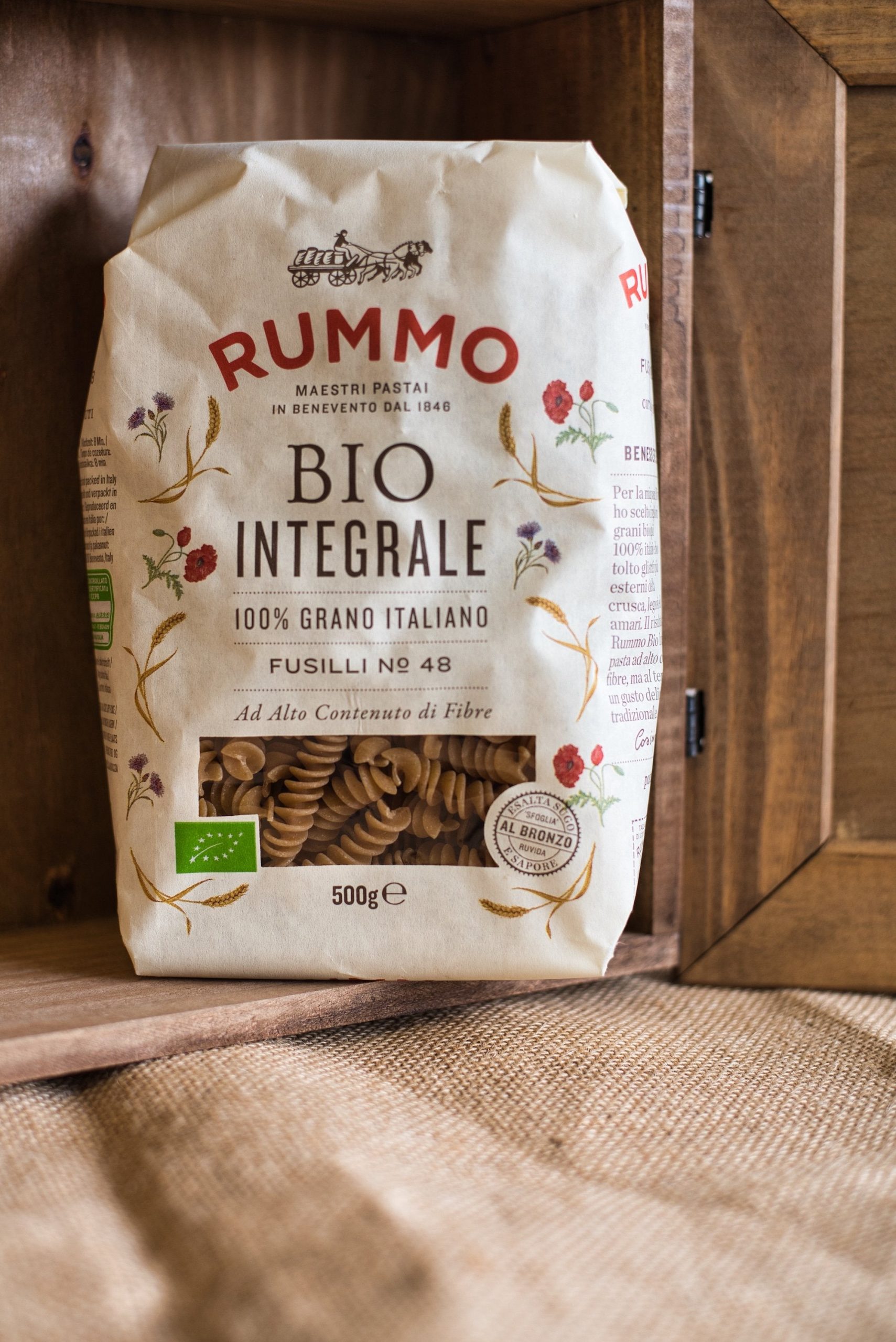 Rummo Fusilli BIO et Intégrale (500g) - Carlier Vogliazzo