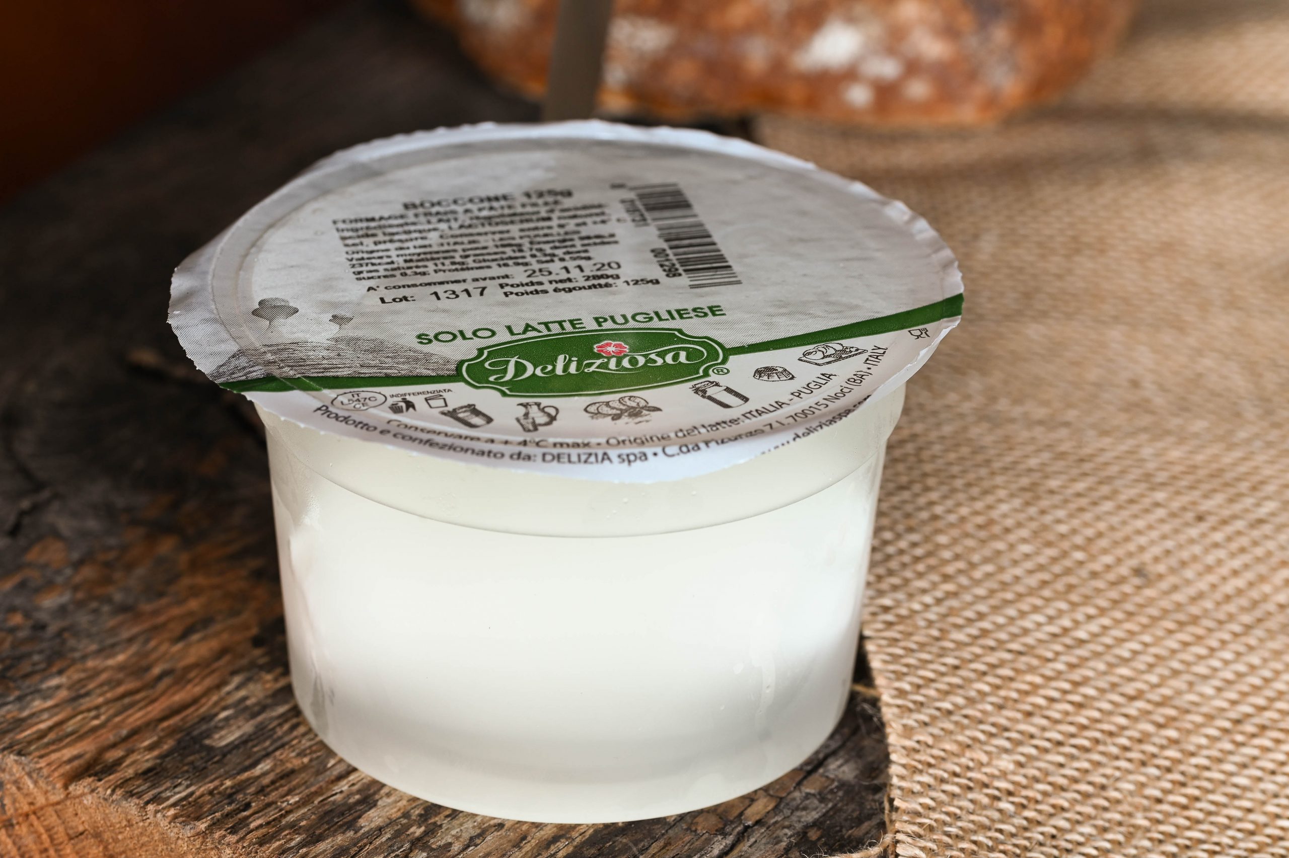 Mozzarella fraiche (125g) - Carlier Vogliazzo