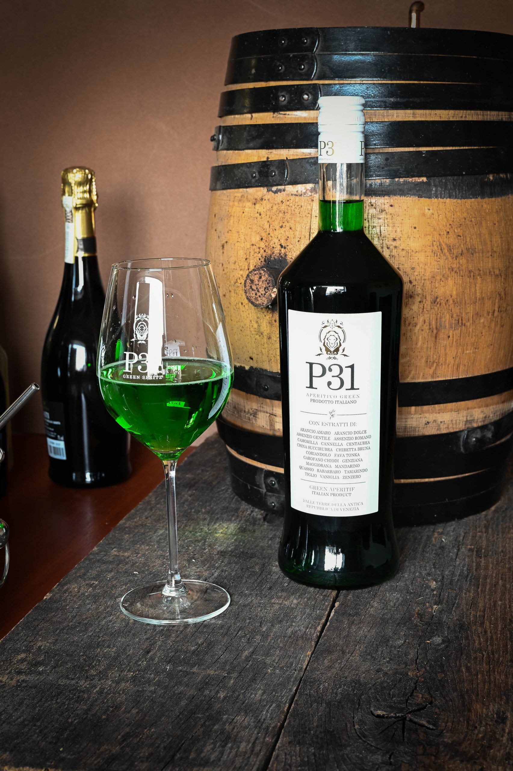 Apéritif P31 Green Spritz (1l - 15°) - Carlier Vogliazzo