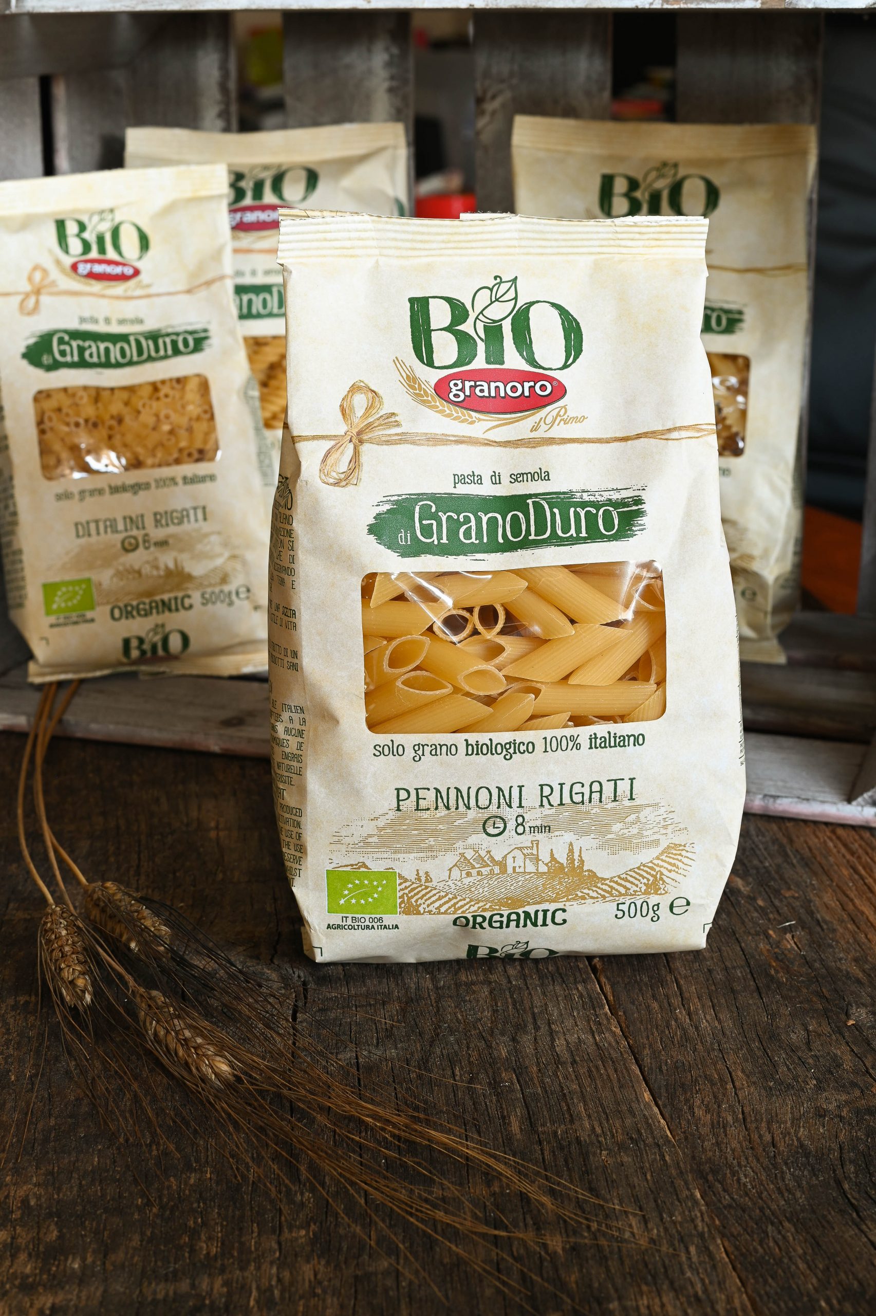 Granoro Pennoni Rigati BIO (500g) - Carlier Vogliazzo
