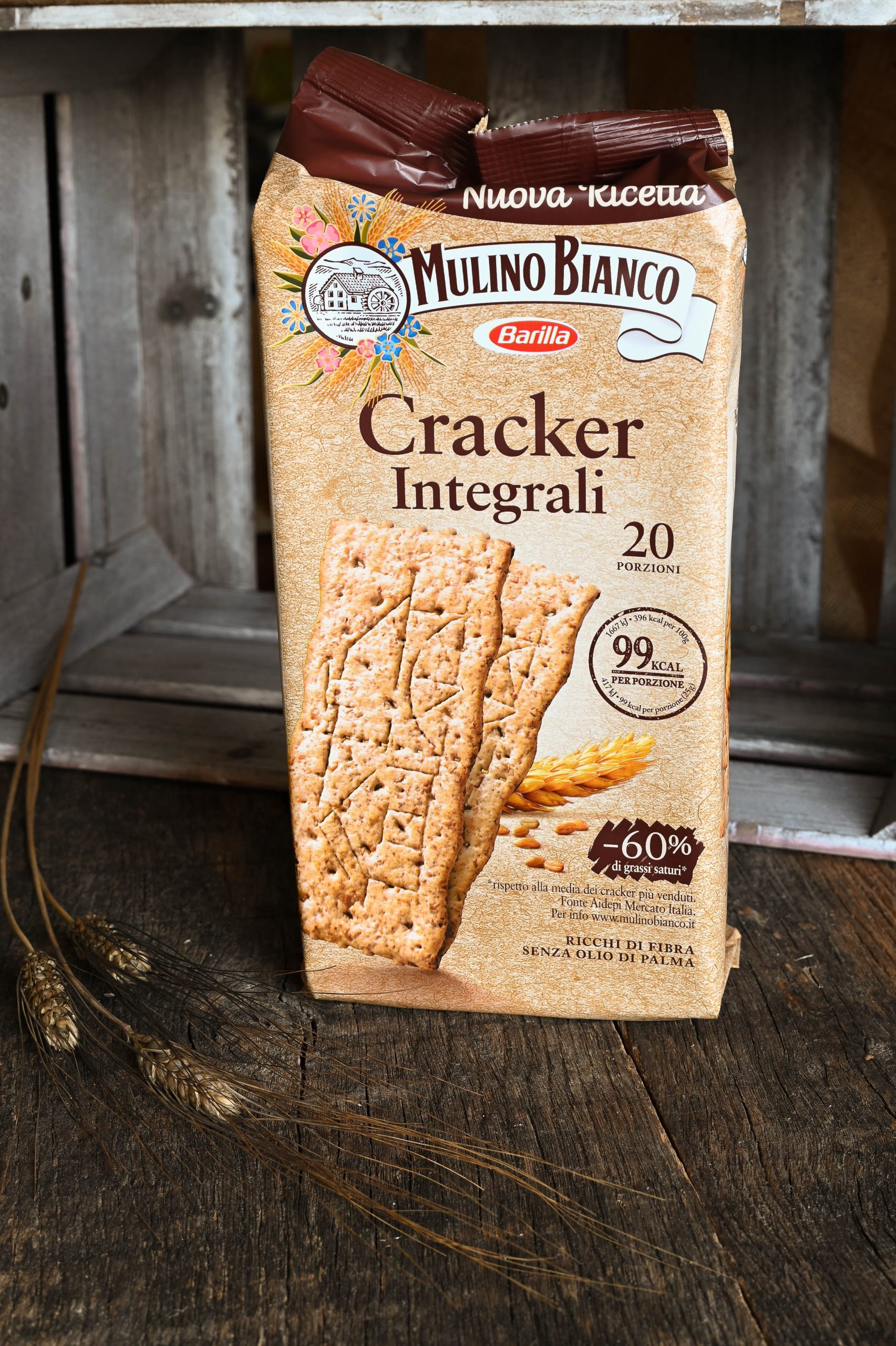 Crakers au blé complet (500g) - Carlier Vogliazzo